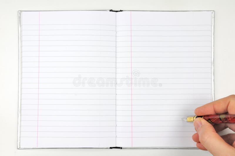 Pen and notepad stock photo. Image of journal, note, paper - 12099330
