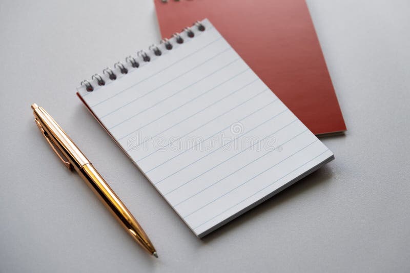 Pen and Notepads. Home Office Concept Stock Image - Image of office ...