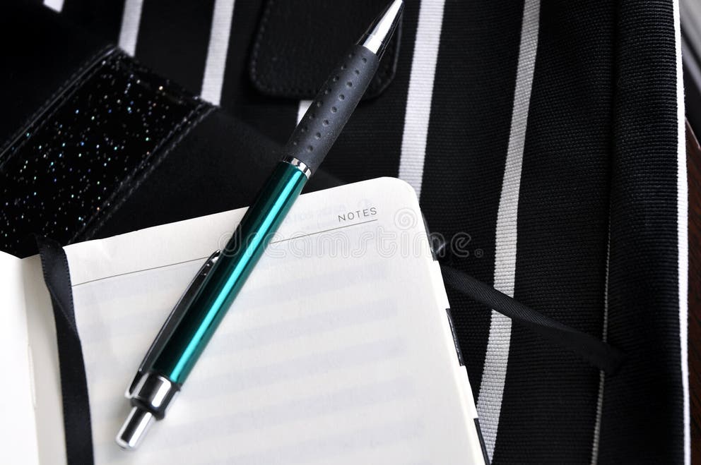 Pen on notes page stock image. Image of page, memo, office - 59075501