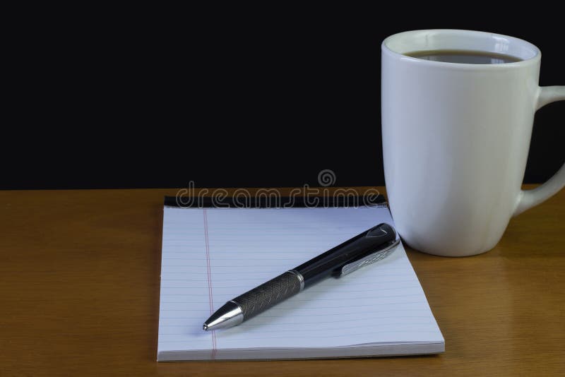 Pen and Pad the Beginning of a Memo Stock Photo - Image of writing ...