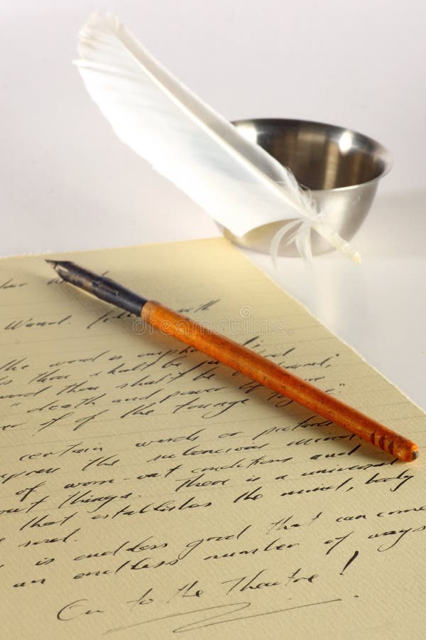 Pen and paper stock photo. Image of note, handwriting - 17164396