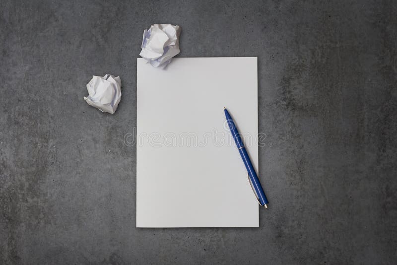 Pen and paper stock image. Image of list, notebook, business - 48566367
