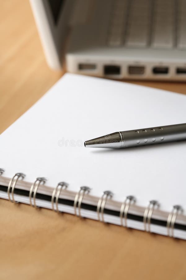 Pen and paper stock photo. Image of plan, binder, simple - 4104212
