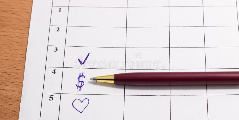 Pen and paper stock image. Image of tool, stationery - 83722129