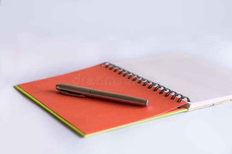 Pen and paper stock photo. Image of beginning, open, fresh - 76760224