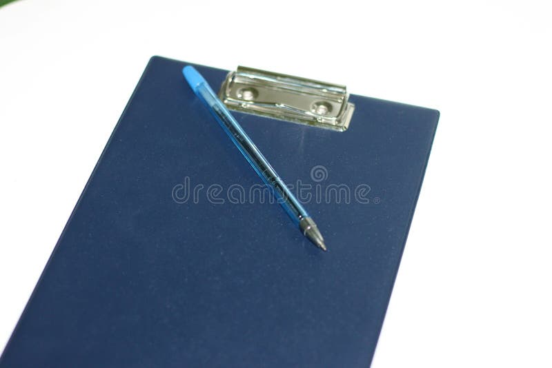 Pen and Paper Tablet for Writing Notes Stock Photo - Image of clothing ...