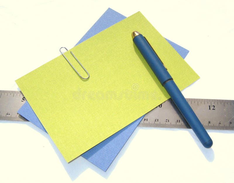 Ruler And Pen Picture. Image: 8033045