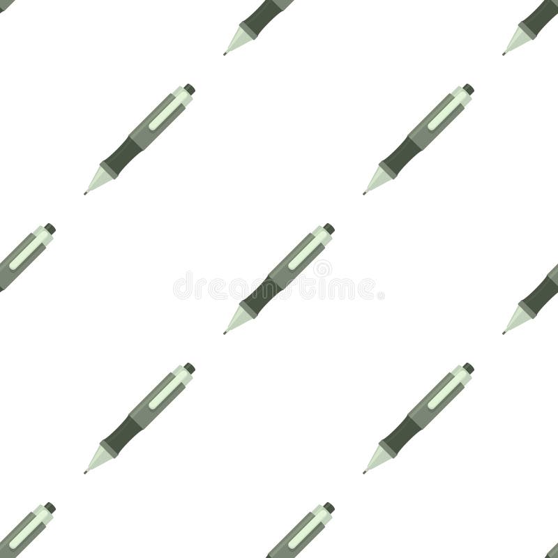 Pen Pattern Seamless Vector Stock Vector - Illustration of pattern ...