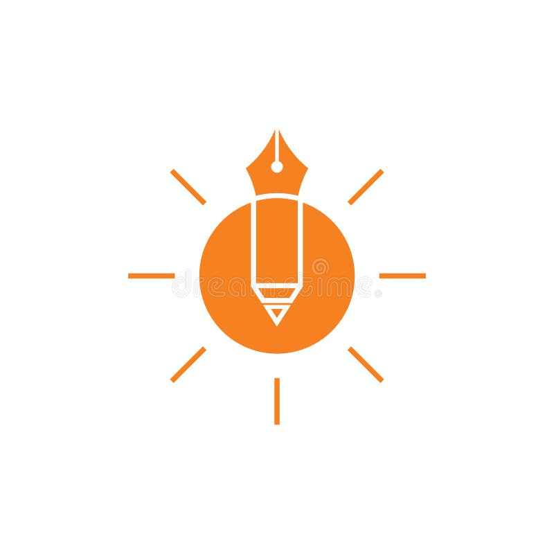 Pen Pencil Light Bulb Education Decoration Logo Vector Stock Vector ... Pen Pencil Light Bulb Education Decoration Logo Vector Stock Vector ...
