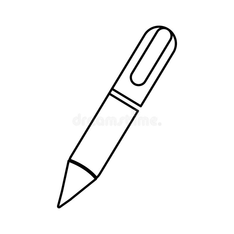 Pen pictogram icon image stock vector. Illustration of icon - 79433869