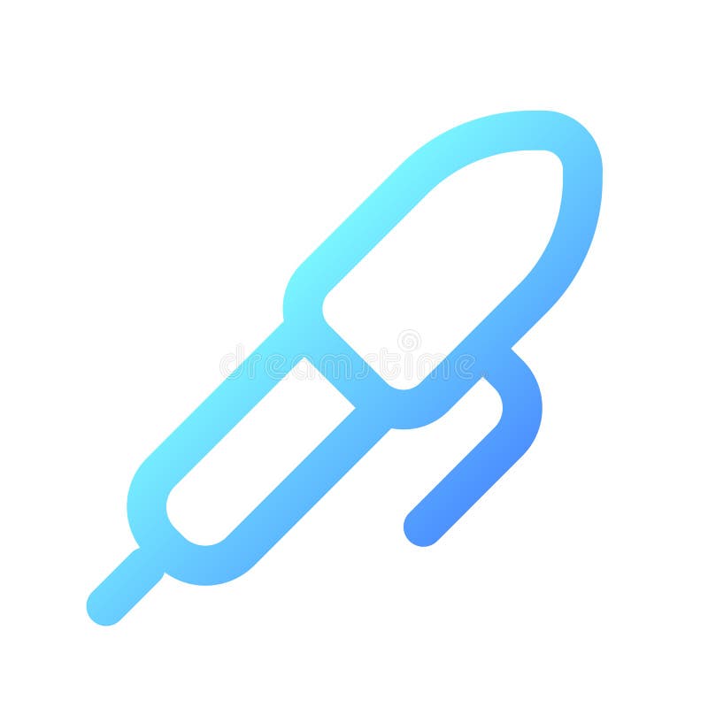 Pen Pixel Perfect Gradient Linear Ui Icon Stock Vector - Illustration ...