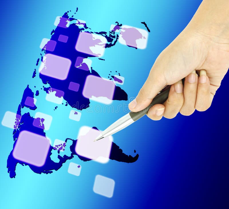 Pen Pointer Touch Screen Stock Illustrations – 43 Pen Pointer Touch ...