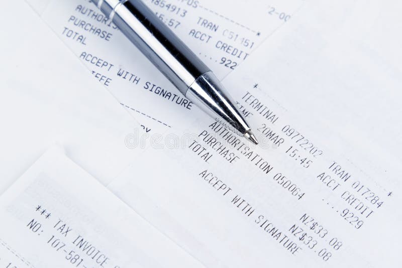 Receipt from shop stock image. Image of digits, printed - 30274895