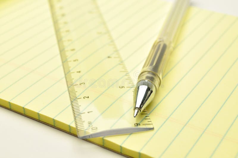 Pen and ruler stock photo. Image of drafting, white, plans - 14787158