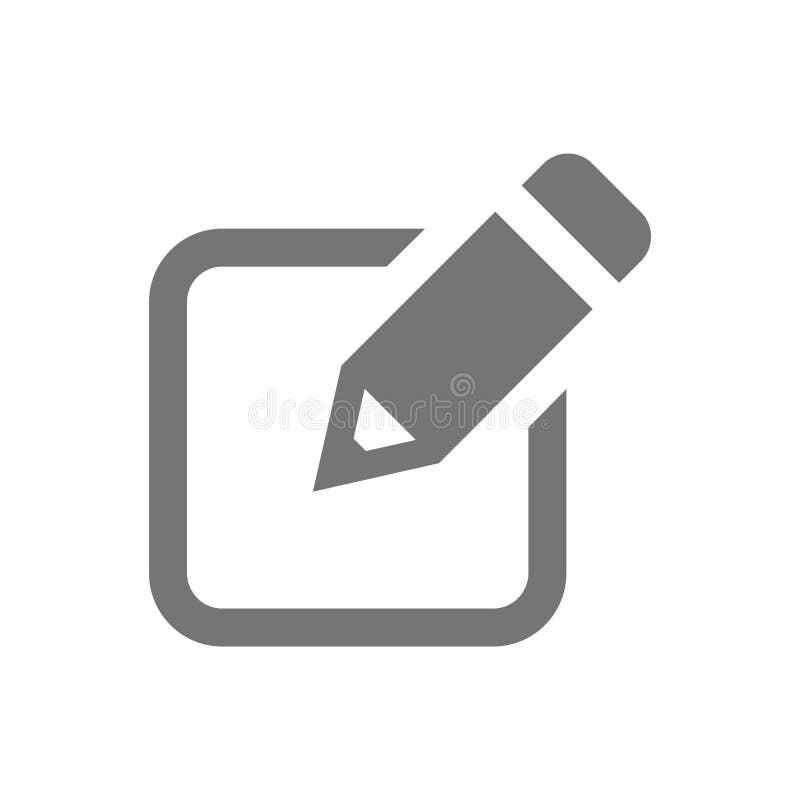 Contact Square Buttons Black Vector Icons. Stock Vector - Illustration ...