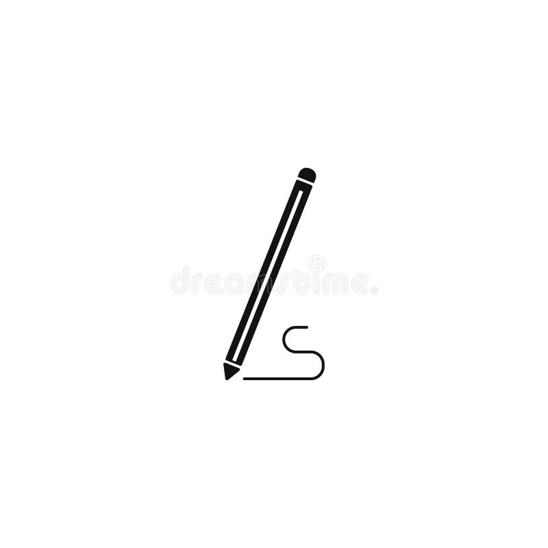 Pen sign icon, vector stock illustration. Illustration of shop - 131433235