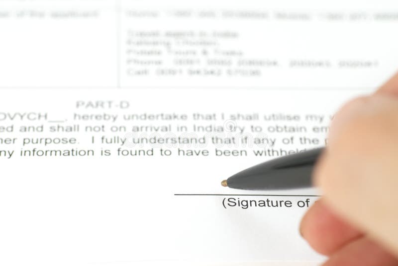 Pen signing contract stock photo. Image of education - 40302848