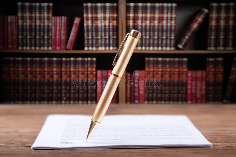 Pen Signing Document stock image. Image of printout - 148988003