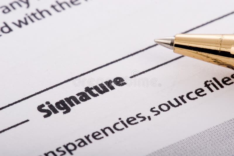 Pen signing form stock photo. Image of model, person, paper - 9593204