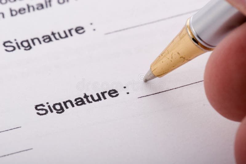 Notarized by the Notary Public Stock Image - Image of notarize, public ...