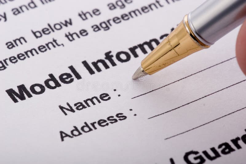 Pen signing form stock photo. Image of release, legal - 9593250