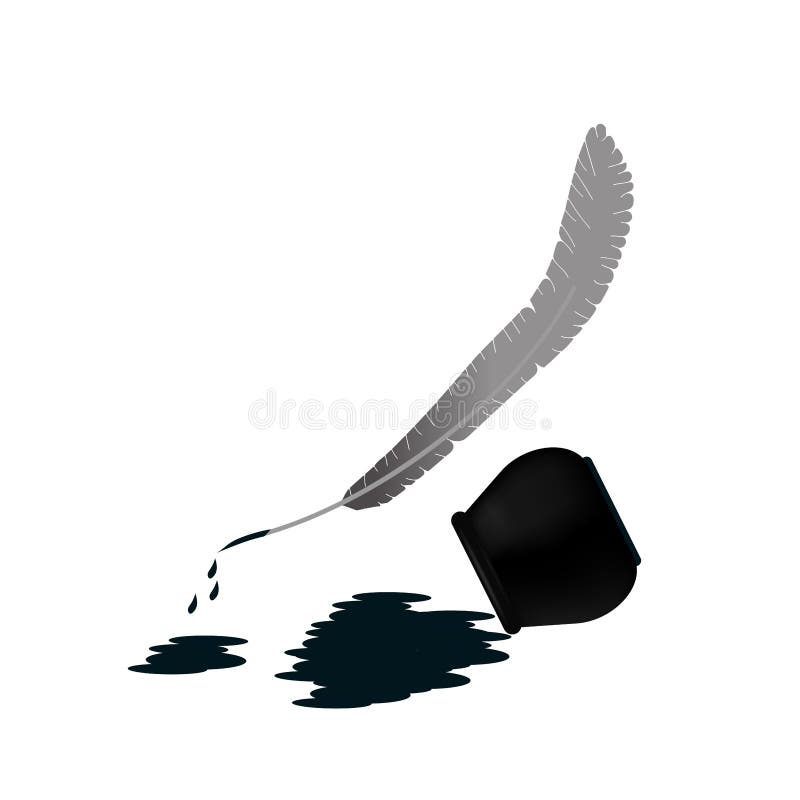 Spilled ink stock vector. Illustration of drawing, spot - 1622093