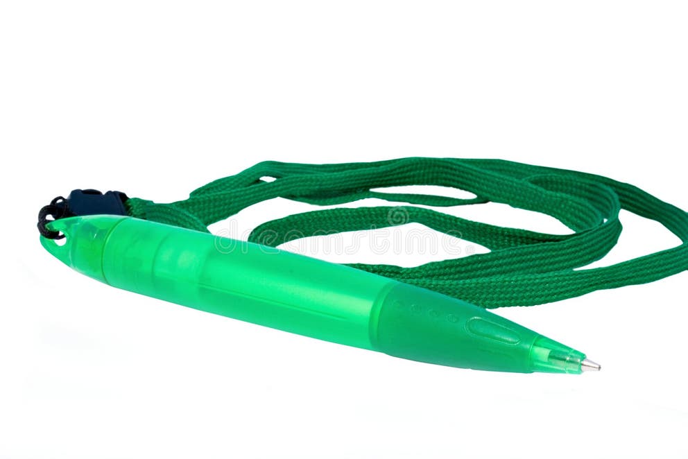 Pen on a string stock photo. Image of single, isolated - 7420286