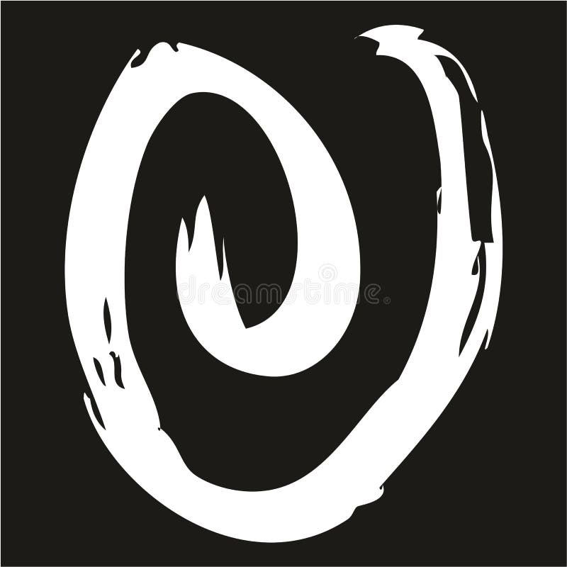 Pen Swirl Freehand Pattern stock vector. Illustration of background ...