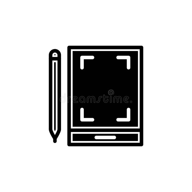 Pen Tablet Icon Graphic Design Template Vector Isolated Stock Vector ...