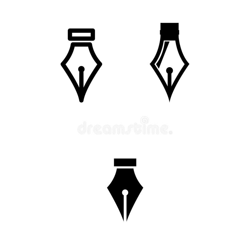 Pen tip stock vector. Illustration of icon, writing - 272117689