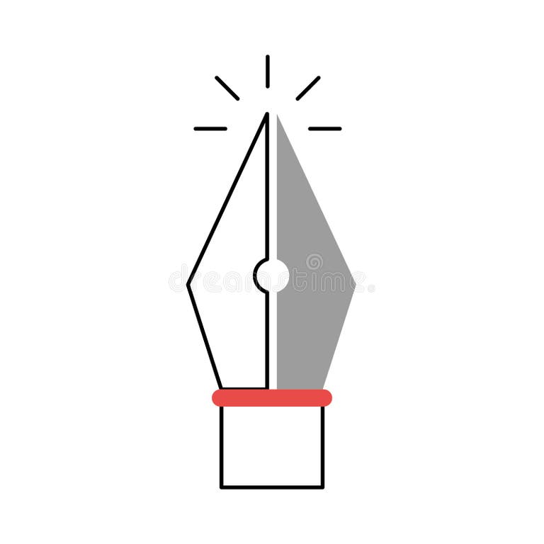 Pen Tip Vector Illustration Stock Vector - Illustration of style ...