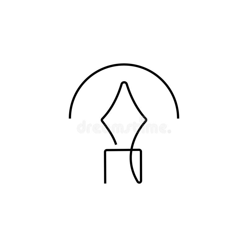 Pen Tool Design Concept Line Vector Icon Stock Vector Illustration