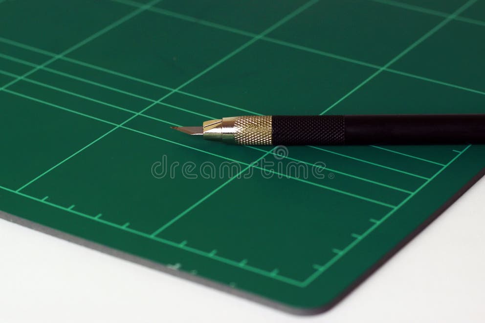 A Close Up of Pen Type Cutter. a Sharp Blade for Crafting Stock Photo ...