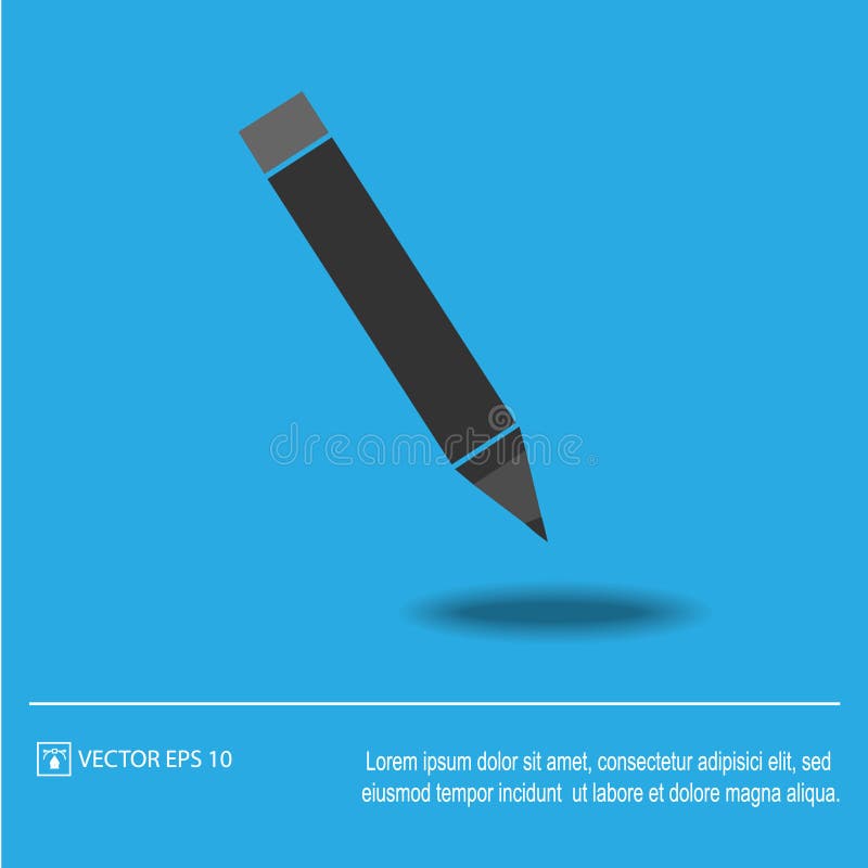 Pen Vector Icon Eps 10. Simple Isolated Illustration Stock Vector ...