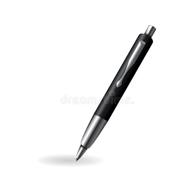 Pen. Vector Illustration Decorative Background Design Stock ...