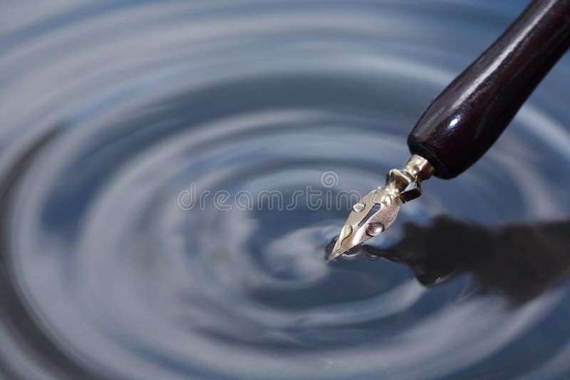 Pen on Water stock photo. Image of agreement, equipment - 42413972