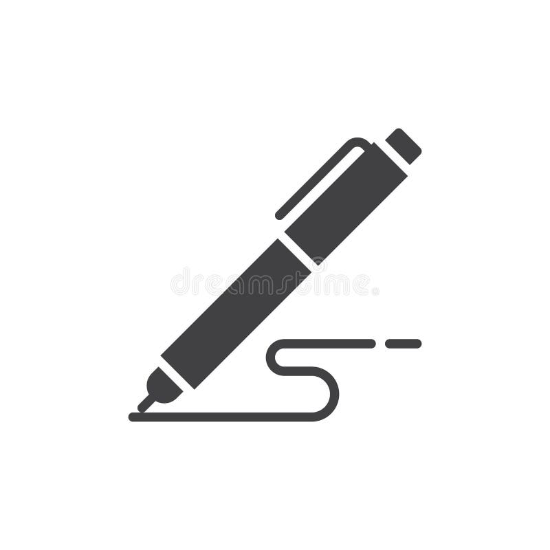 Write Icon in Filled, Thin Line, Outline and Stroke Style. Vector ...