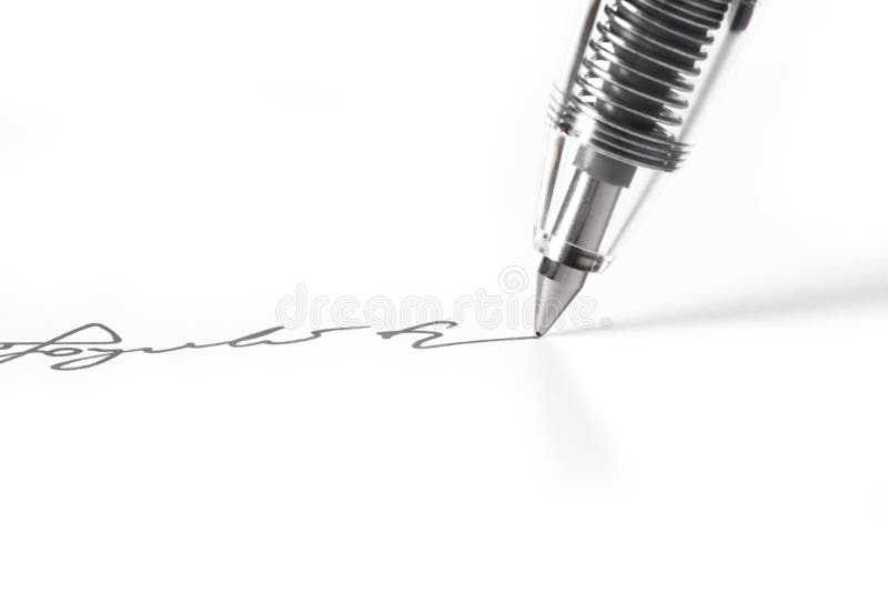 Pen Writing stock image. Image of point, ballpoint, document - 9994869