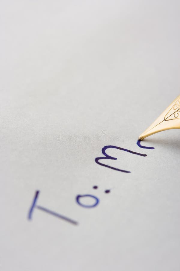 Pen Writing Letter To Mr Stock Photos - Free & Royalty-Free Stock ...