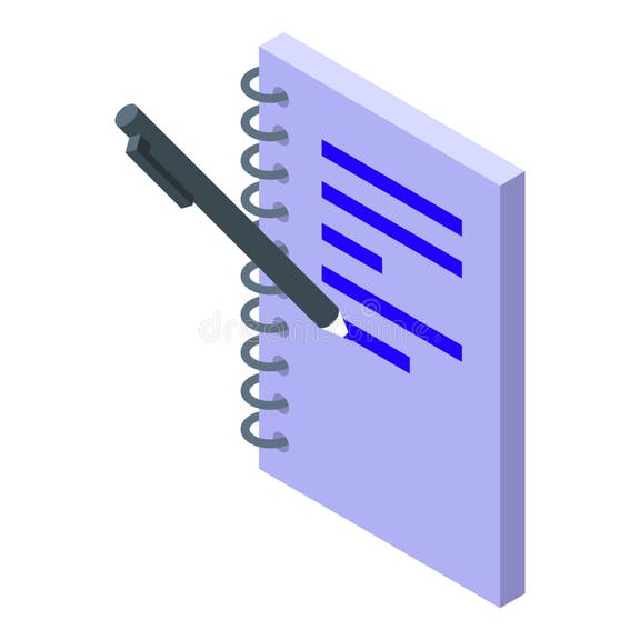 Pen Writing on Notepad Taking Notes for Business Plan or Agenda Stock ...