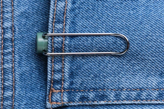 Pen for Writing in Pocket Jeans Pants. Stock Image - Image of carry ...