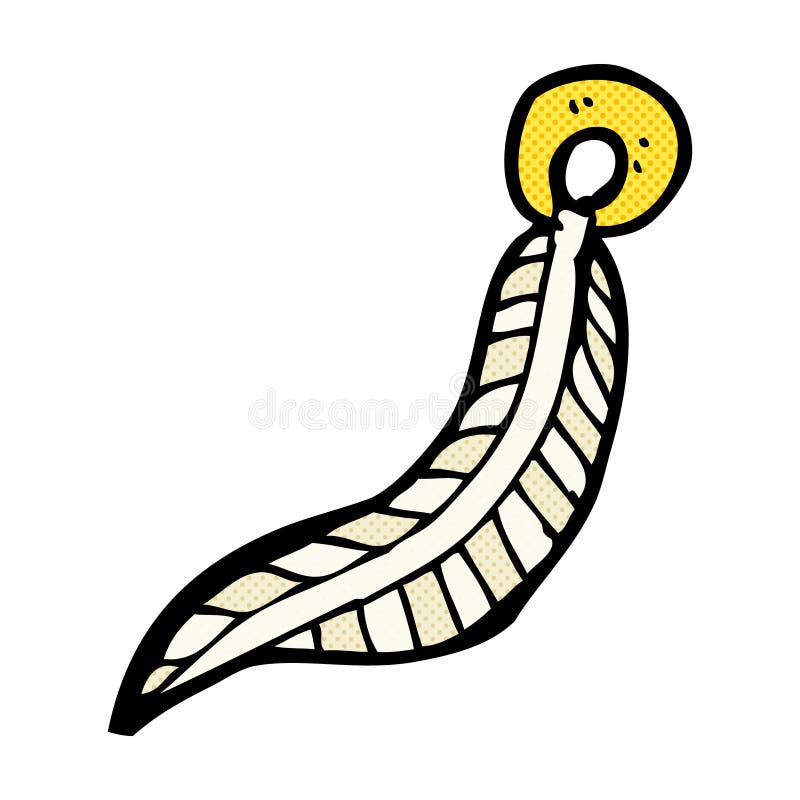 Pena Cômica Dos Desenhos Animados Ilustração Stock - Ilustração de ...