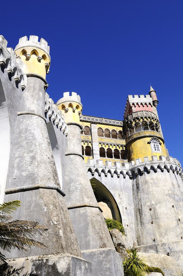 Pena castle stock photo. Image of architecture, picturesque - 23934462