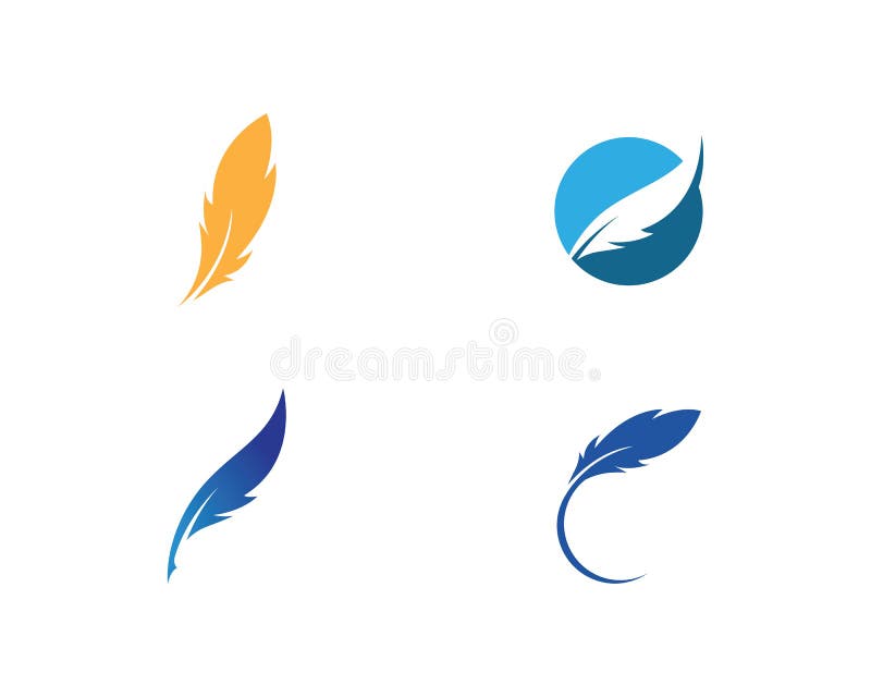 Pena Logo Vetora ilustração do vetor. Ilustração de firma - 137163705