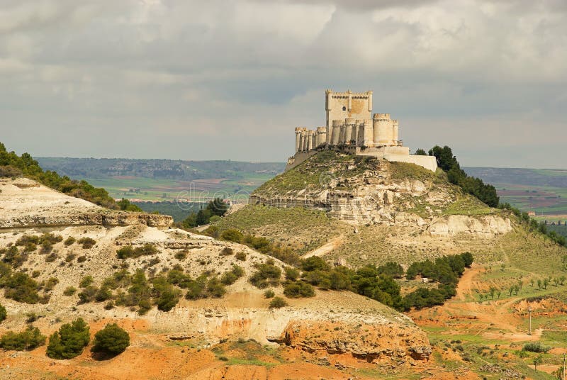 Penafiel stock image. Image of castle, wall, europe, cloud - 20564701