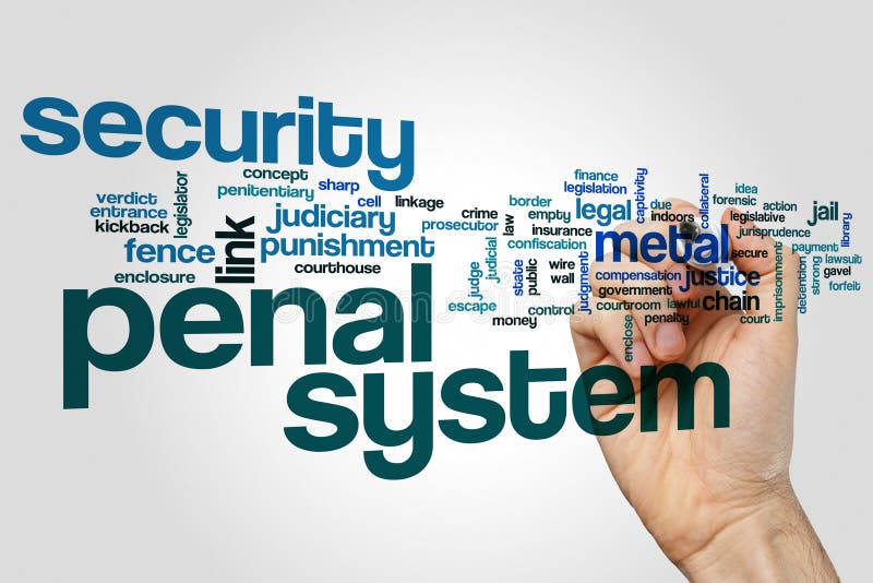 Penal system word cloud stock image. Image of chain, border - 88649401
