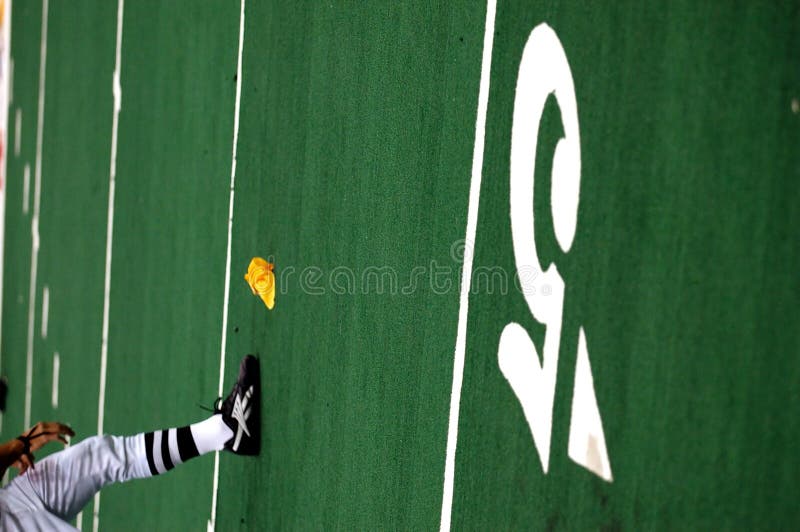 Penalty on 5 yard line stock photo. Image of line, kick - 1101600