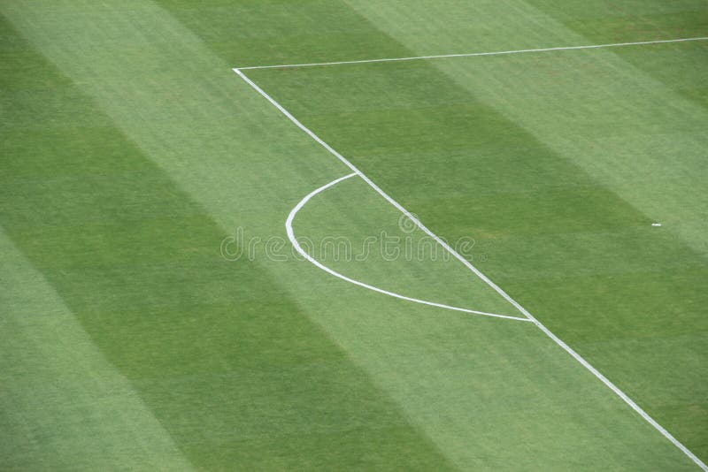 Penalty Area on Soccer Field Stock Photo - Image of penalty, lines ...