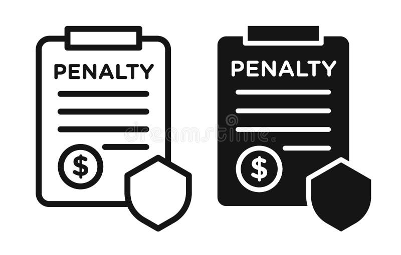 Penalty Document Stock Illustrations – 713 Penalty Document Stock ...