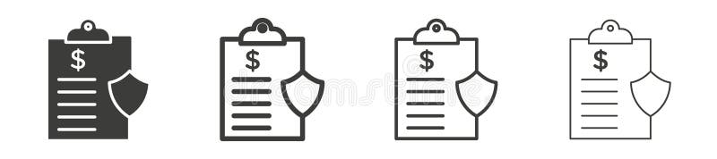 Penalty Icon Vector Set on White Background Stock Vector - Illustration ...